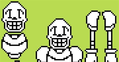 Undertale Undertale Papyrus Pixelart 奇奇chichi3002のイラスト Pixiv