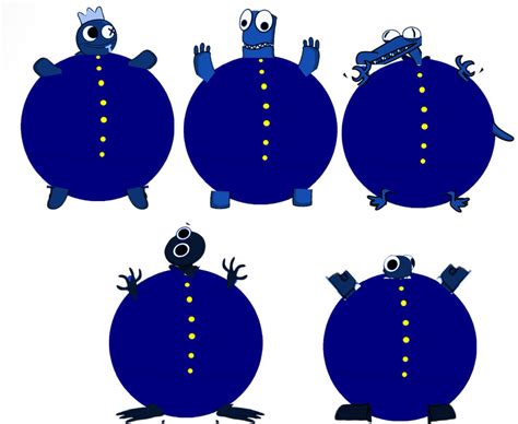 Blueberry Rainbow Friends By Inflationrules On Deviantart
