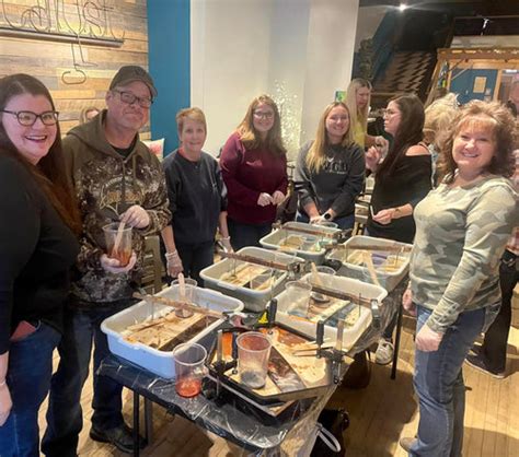 Class Photos Pour Your Own Epoxy