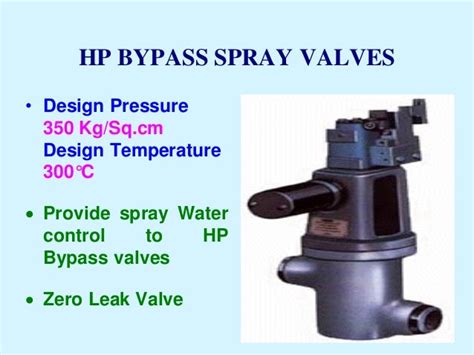 Hp Lp Bypass System For Steam Turbines