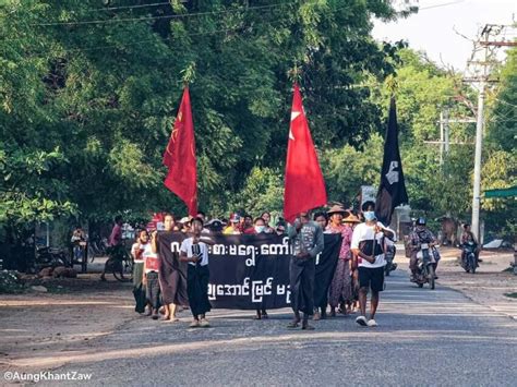 ချင်းတွင်းမြစ် သပိတ်စစ်ကြောင်းက စစ်အာဏာရှင် အမြစ်ပြတ် ချေမှုန်းရေး ခ