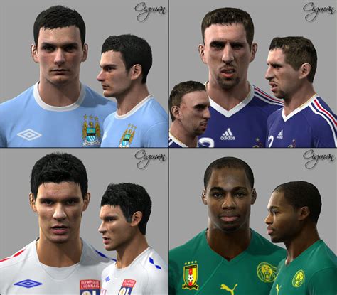 Скачать Pes 2010 Facepack By Cigman Геймплей