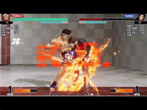 KOFXV Joe Bar Start Safe Jump Combo Ver YouTube