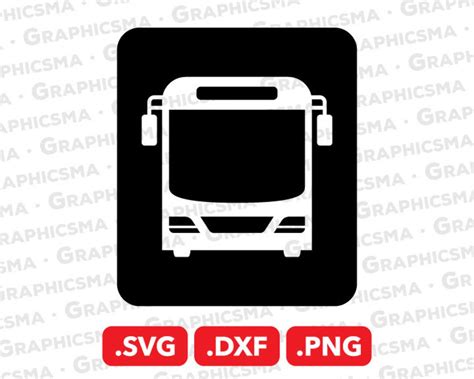 Bus Svg Bus Svg File Bus Dxf Bus Sign Bus Signs Bus Stop Svg Bus