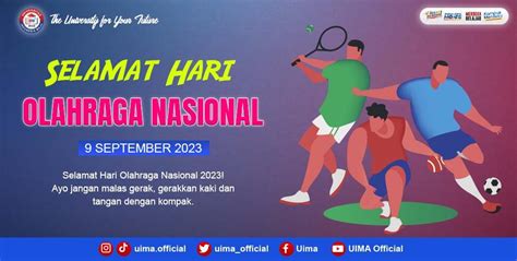 Selamat Hari Olahraga Nasional 9 September 2023