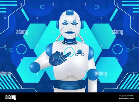 3d illustration robots stock vector images alamy