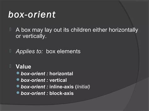 Css3 Flexible Box Layout Ppt Internet Computing