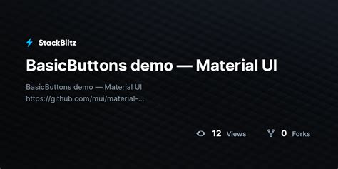 Basicbuttons Demo Material Ui Stackblitz