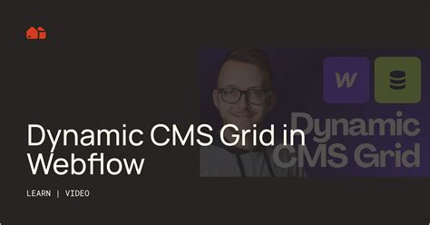 Dynamic Cms Grid In Webflow [video] No Code Supply Co