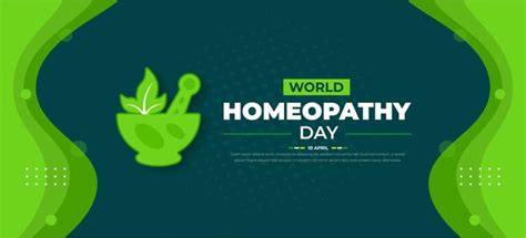 Fond De La Journée Mondiale De L homéopathie Ou Modèle De Conception De
