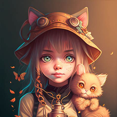 Anime Cat Girl Etsy