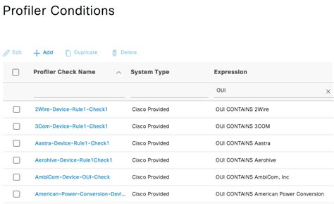 Profiling Based On Mac Address Cisco Community