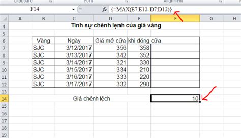 Cách Sử Dụng Công Thức Mảng Array Formulas Trong Excel