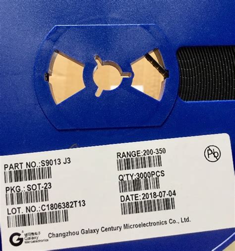 S9013 Sot23，银河品牌贴片三极管