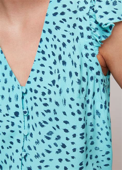 Bluemulti Speckled Spot Frill Top Whistles