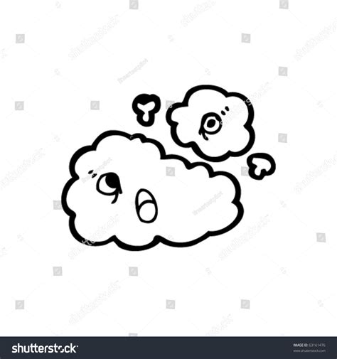 Cloud Splitting Cartoon Stock Vector Royalty Free 63161476 Shutterstock