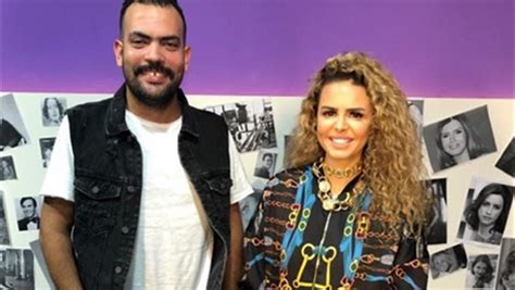 خالد عليش وريم مصطفى ضيفا On Set
