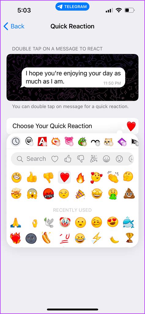 How To Use Message Reactions In Telegram Guiding Tech
