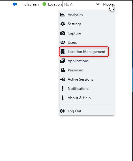 Managing XVWeb Site Locations Apteryx