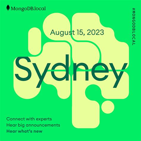 Mongodblocal Sydney 15th August 2023 Event Asia Pacific Mongodb