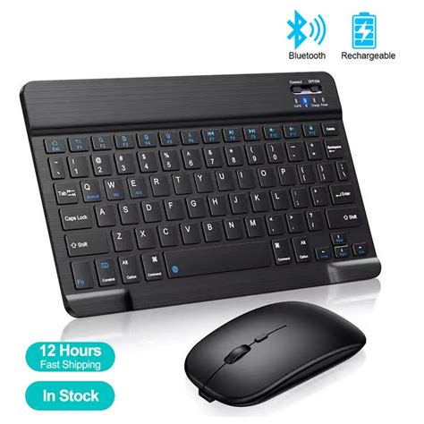 Miniteclado Inal Mbrico Con Bluetooth Recargable Para IPad Tel Fono