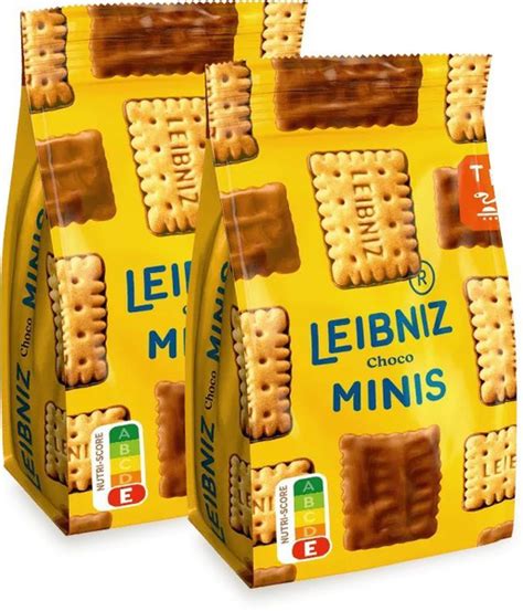 Печенье сливочное мини Leibniz Minis с шоколадом 2 пачки по 125г ...