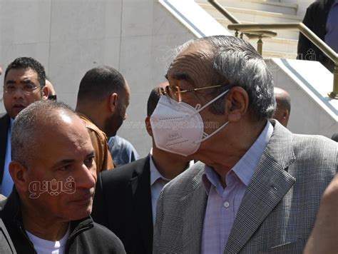 تشييع جثمان أبو الوفا رشوان سكرتير مبارك من مسجد الشرطة بالتجمع صور