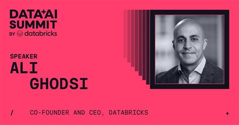 Ali Ghodsi Speaks At Dataaisummit Christoph Wainig Posted On The