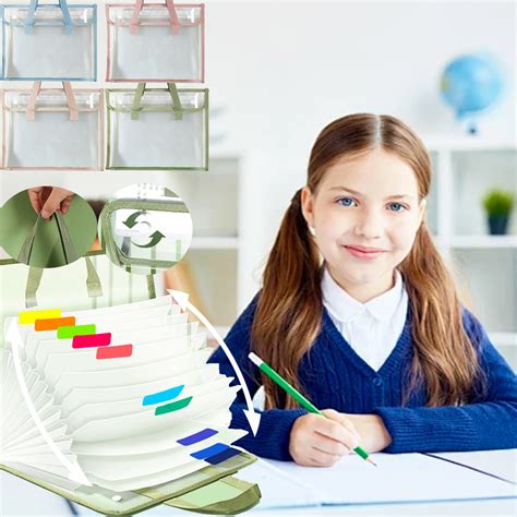 A4 Document Organizer Bag Horizontal And Vertical Models 13 Compartment Handheld File