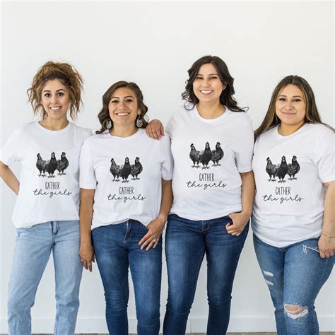 Farm Girl Shirt For Farm Girl Tshirt Chicken Lover Shirt For Etsy