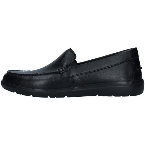Geox U043QE00085 Schwarz - Schuhe Slipper Herren 84,92
