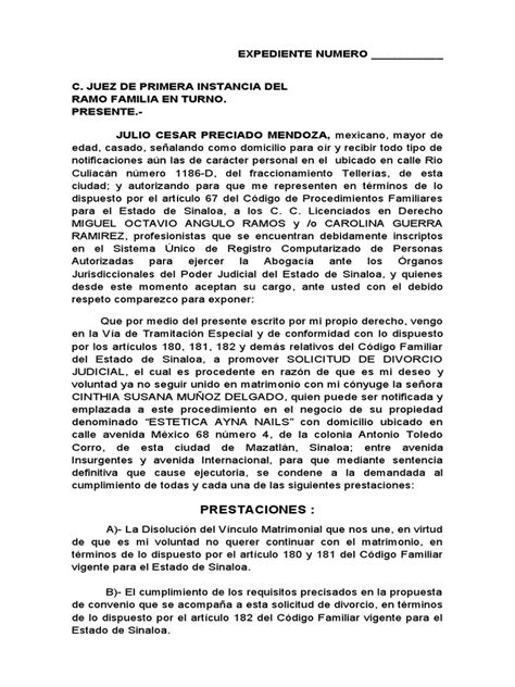 Divorcio Incausado Descargar Gratis Pdf Divorcio Matrimonio