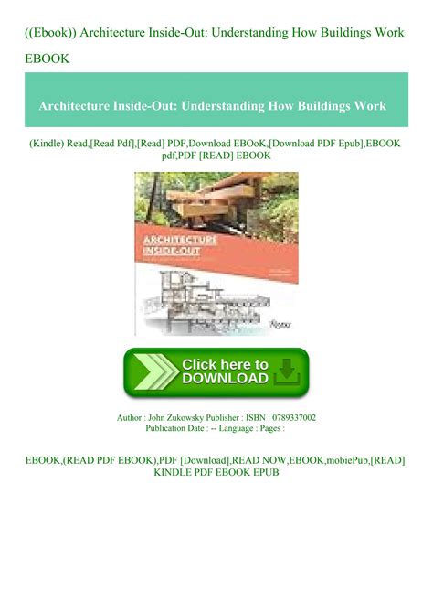 Ebook Architecture Inside Out Understanding How Buildings Work EBOOK By Azioakika Issuu
