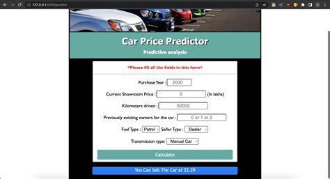 Github Beena1472car Price Prediction A Machine Learning Project
