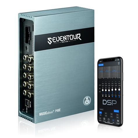 Seventour P48e Car Audio Dsp Digital Signal Processor Car Equalizer Built In