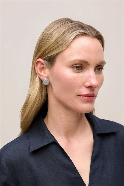 Silver Zenith Stud Earrings Women Jewellery Trenery