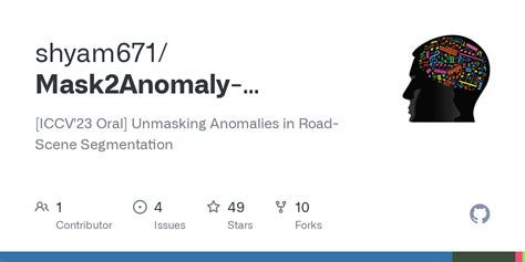 Issues · Shyam671mask2anomaly Unmasking Anomalies In Road Scene
