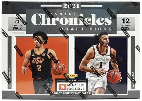 Panini Chronicles Draft Picks Basketball Mega Box Legacy Rookies DA Card World