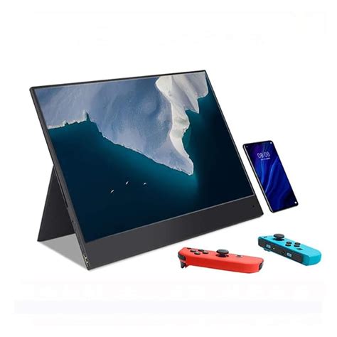Buy 4K USB C Portable Monitor 15 6 Inch 1080P HDR Touchscreen With Dual Type C Mini HDMI Port