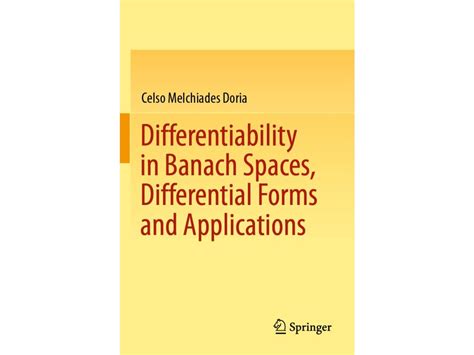 Differentiability In Banach Spaces Differential Forms And Applications Bookpath