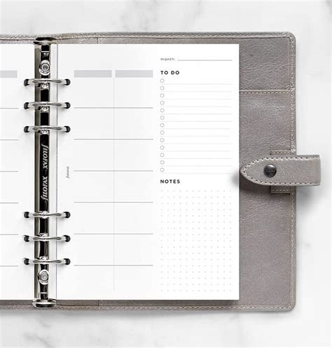 Filofax A5 Organiser Activity Planner Refill Bigamart