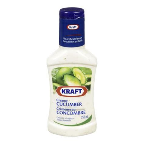 Kraft Creamy Cucumber Salad Dressing 4 Bottles Canadian