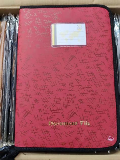 Pink And Black Pvc Document File For Office Paper Size A4 At ₹ 80