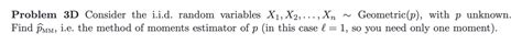 Solved Problem D Consider The I I D Random Variables Chegg