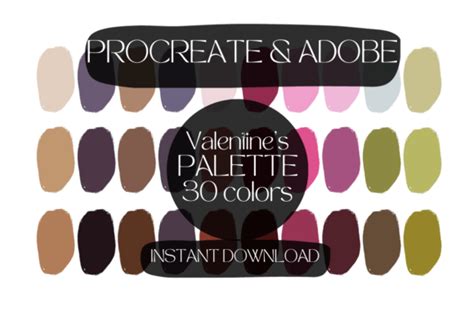 3724 procreate color palette designs and graphics