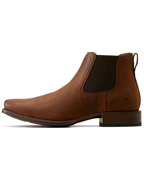 Product Name Ariat Mens Booker Ultra Western Chelsea Boots Broad