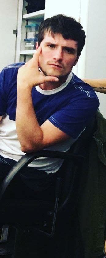 Josh Hutcherson On The Set Of Future Man Josh Hutcherson Josh