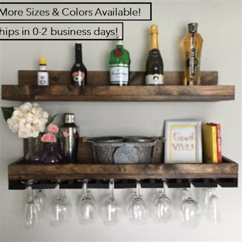 Barn Wood Wine Rack Etsy