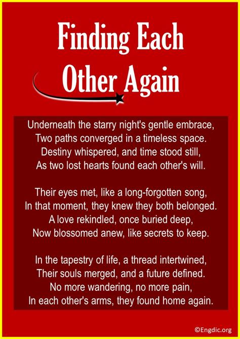 10 Best Poems About Finding Each Other Again