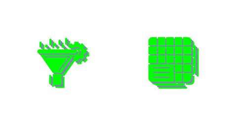filtering and table data icon 32889555 vector art at vecteezy